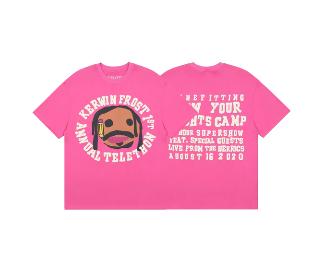 TRAVIS SCOTT T-SHIRT PINK – KITHREPS